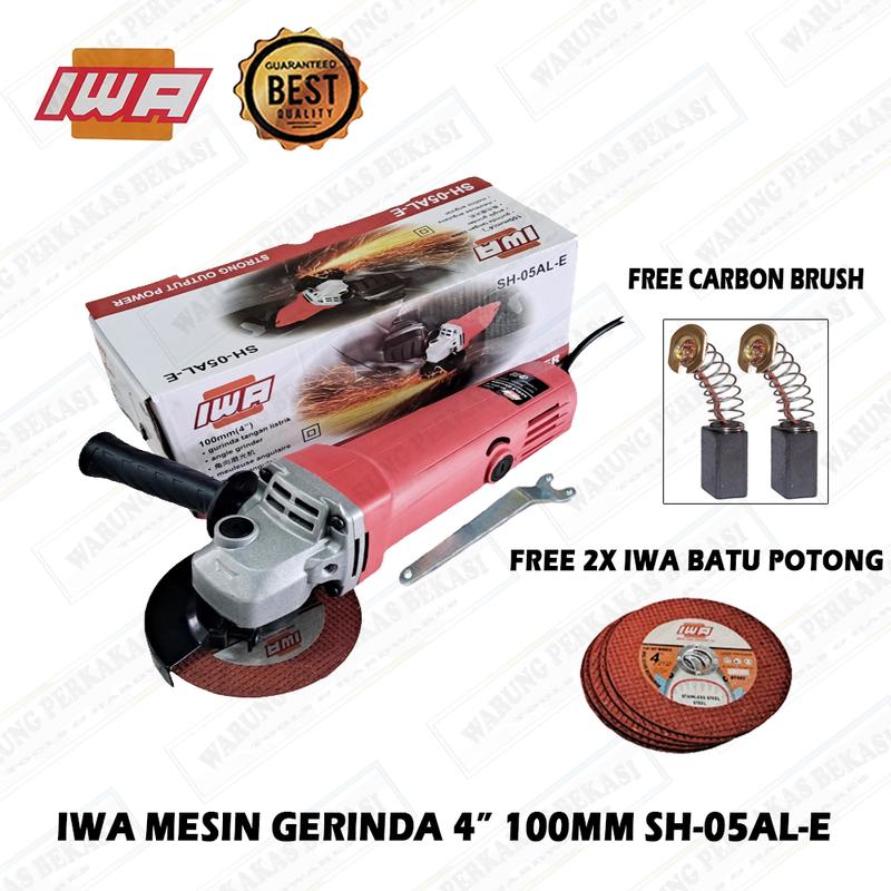Iwa Mesin Gurinda Listrik Angel Grinder Gerinda 4" 100mm - Shop | Tokopedia