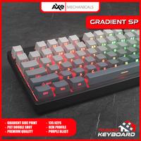 Jual KEYCAP - KEYCAPS - OEM - GRADIENT GREY - SIDE PRINT - PBT DOUBLE ...