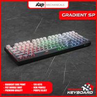 Jual KEYCAP - KEYCAPS - OEM - GRADIENT GREY - SIDE PRINT - PBT DOUBLE ...