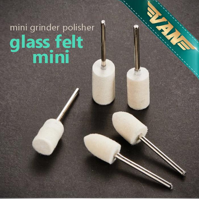 Glass Felt Wool Poles Mini 3mm Polisher Mini Grinder Pad Poles Jepit ...