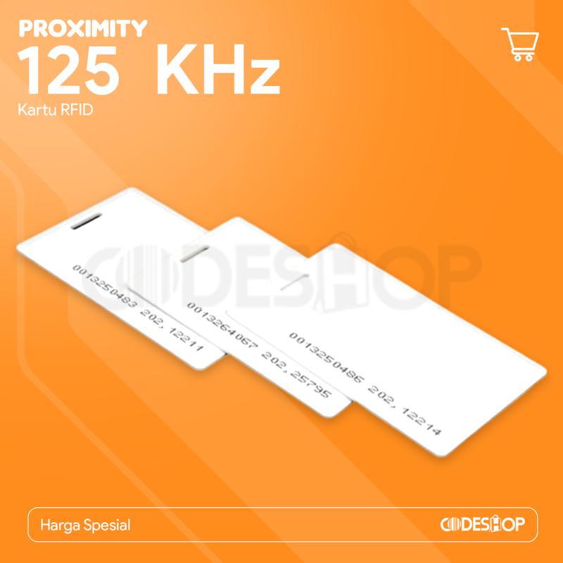 RFID Card Proximity 125KHz Kartu PVC Standart 125 KHZ Clamshell - Shop ...