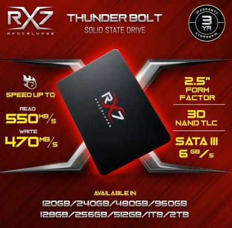 SSD RX7 128GB / 256GB / 512GB SATA - SSD ONLY - Shop | Tokopedia