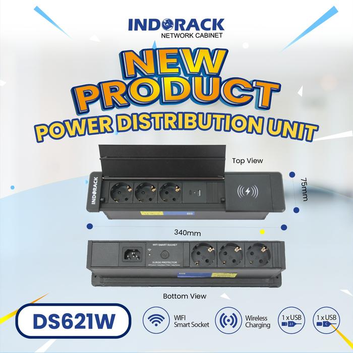 Jual INDORACK DS621W - DESKTOP POWER DISTRIBUTION UNIT INDORACK FAST ...
