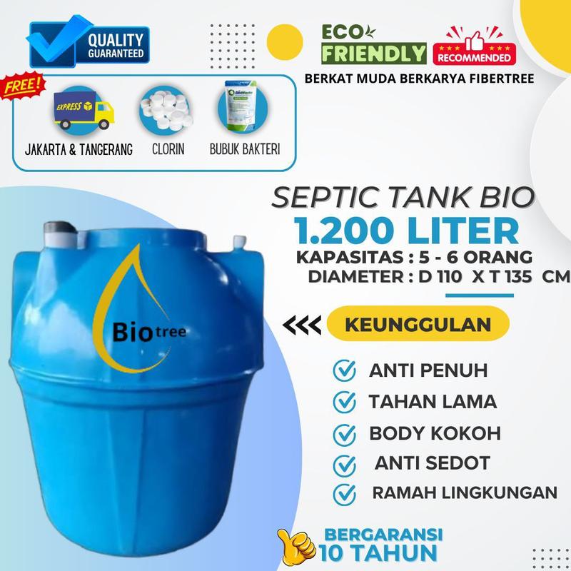 Septic tank bio, biotank, biotech, biofil, biotechno, biofilter 1.200L ...