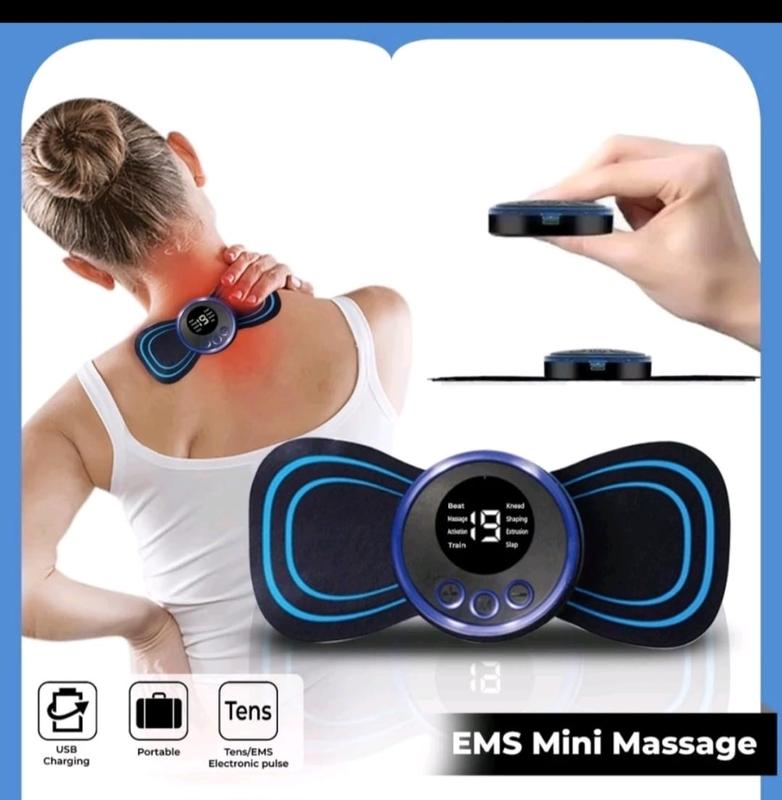 Alat Pijat Mini Kupu Elektrik EMS Terapi Pijet Leher Terapi Punggung ...