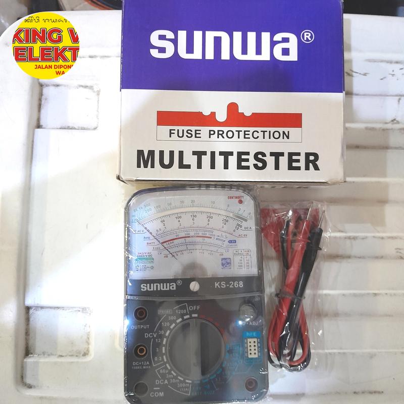 Avometer Multitester Multimeter Analog Sunwa KS-268 - Shop | Tokopedia