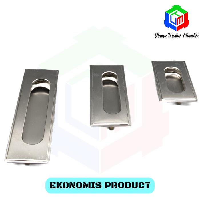 Jual Handle Tanam Stainless Ukuran 40 mm x 142 mm - 40mm x 142mm - Kab ...