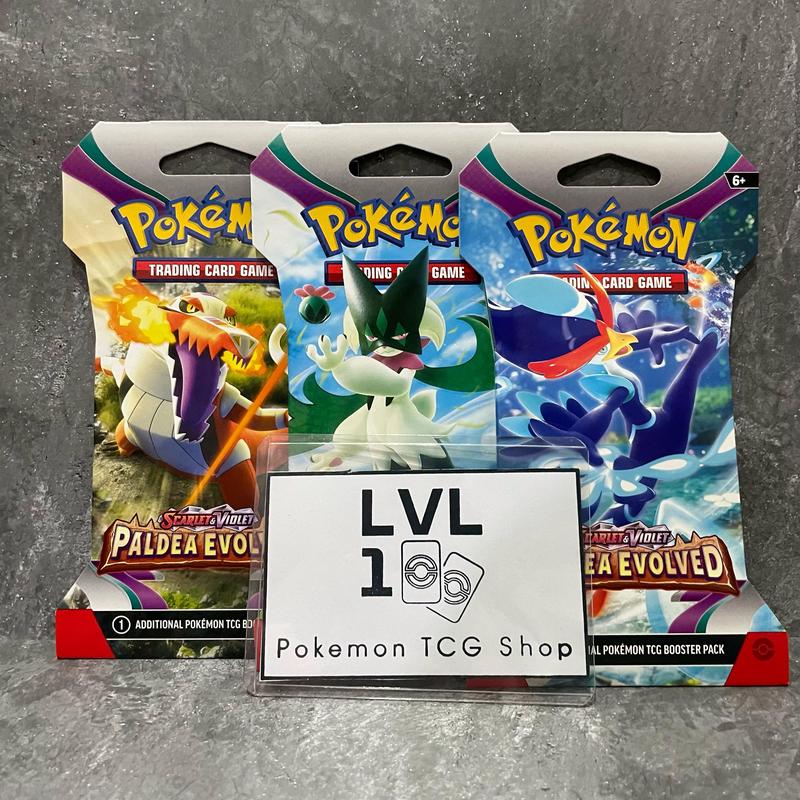 Pokemon Paldea Evolved Sleeved Booster Pack (per 1 piece) - Shop ...