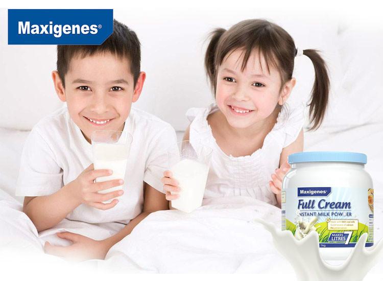 Maxigenes full cream instant milk powder susu bubuk 1kg - Shop | Tokopedia