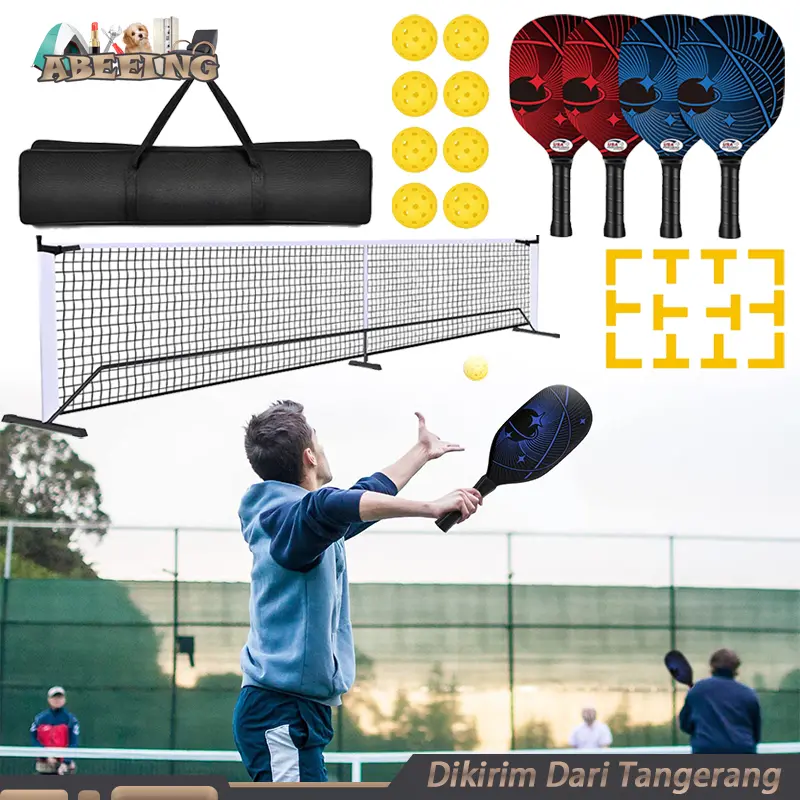 Pickleball Set Lengkap Include Tiang, Jaring, Tas, Raket, Bola - Shop ...