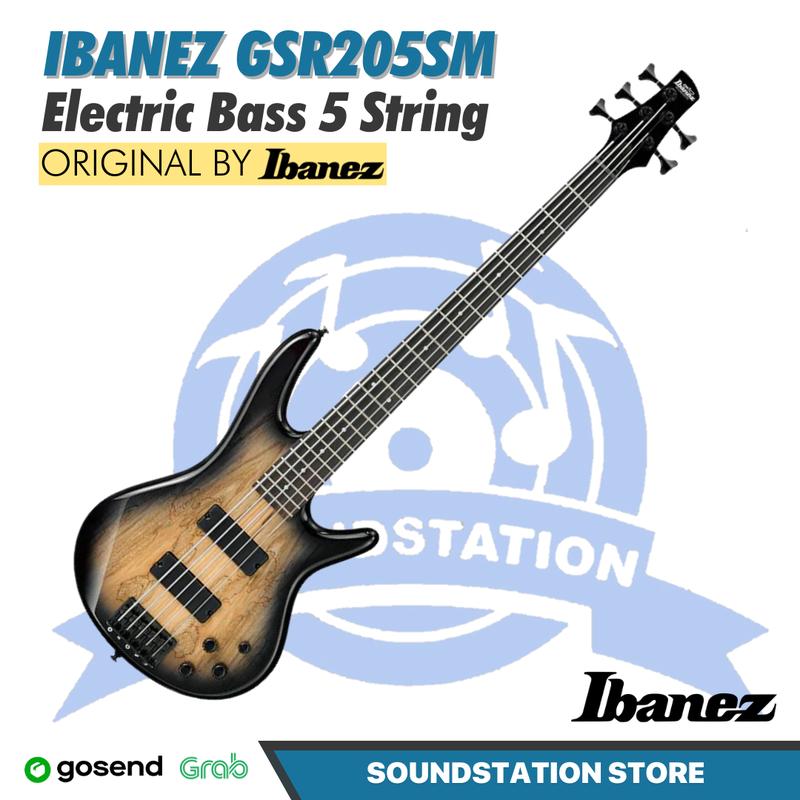 Ibanez GSR205SM 5-String Electric Bass Guitar - Bass Elektrik 5 Senar ...