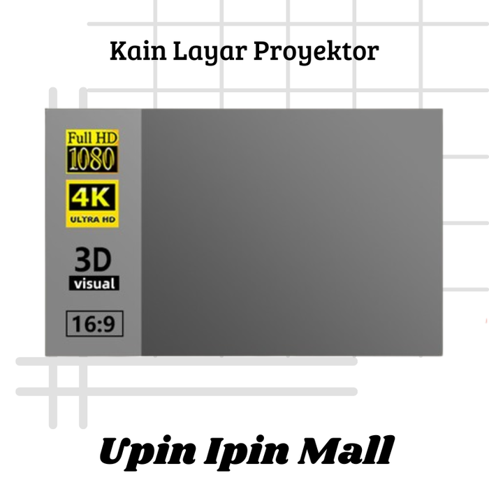 Jual Kain Layar Presentasi Kantor Kain Layar Proyektor Anti-light ...