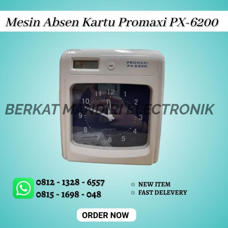 PROMAXI PX6200-Mesin Absen Karyawan/Absensi Manual - Shop | Tokopedia