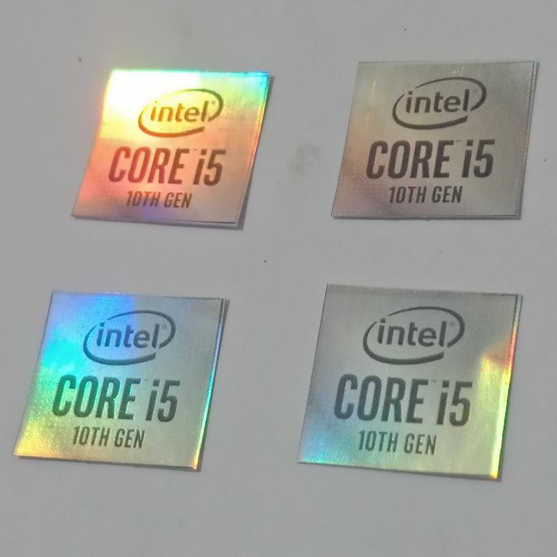 intel core i5 10th gen stiker laptop komputer hologram termurah - Shop ...
