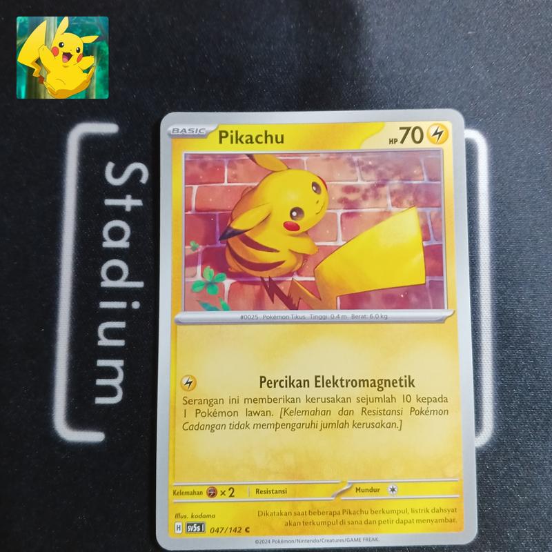 Pikachu SV5S kartu Pokemon TCG indonesia - Shop | Tokopedia