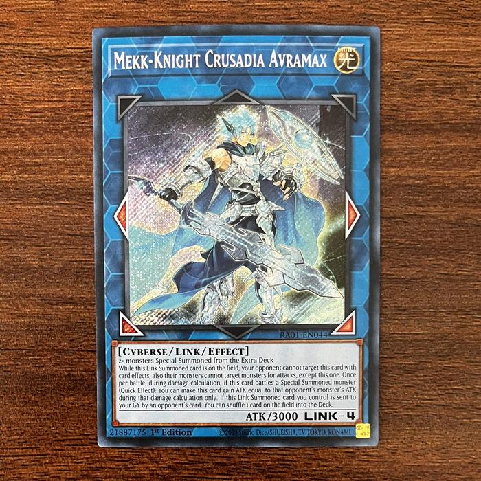 Jual YuGiOh Mekk-Knight Crusadia Avramax RA01 Secret - TCG US - Kota ...