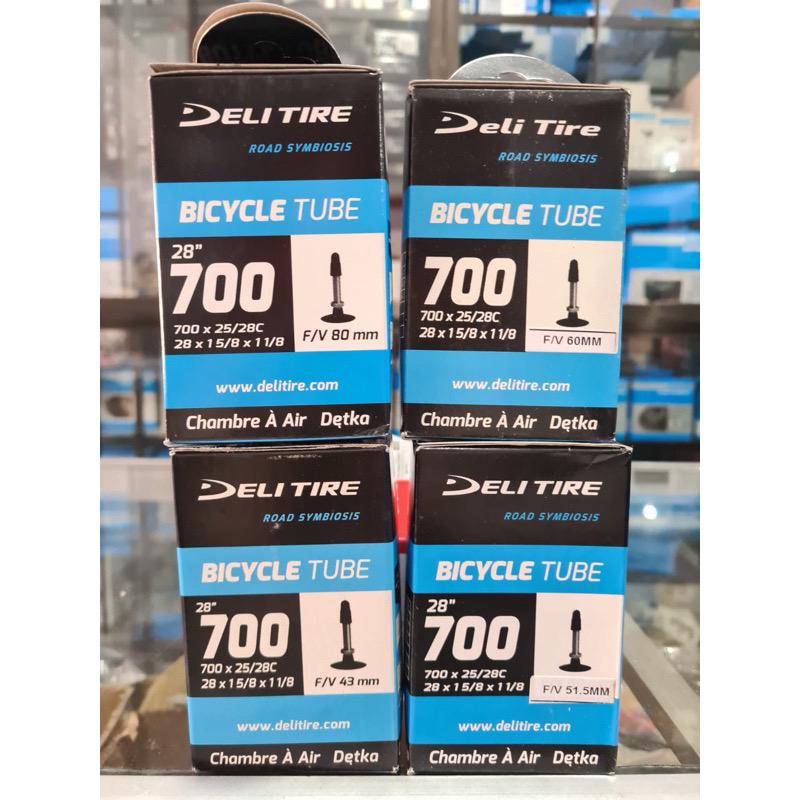 Ban Dalam Sepeda 700 x 25 - 28C FV 43mm Presta Deli Tir - Shop | Tokopedia
