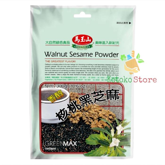 Jual Greenmax Black Sesame Powder / Walnut Sesame Powder / Almond Meal ...