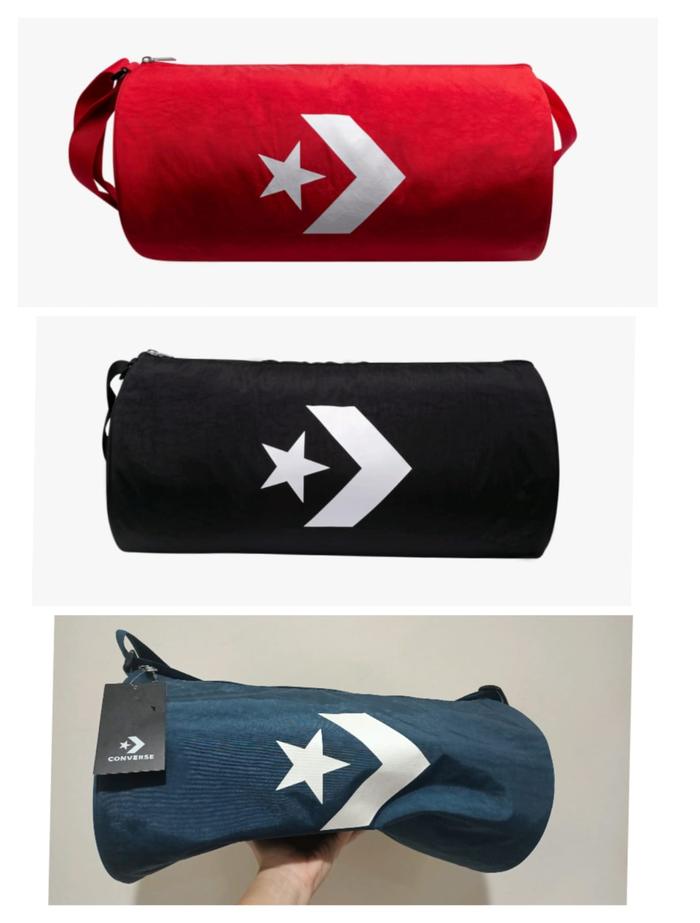 Promo Converse Rolling Bag Wrinkle. Tas Olahraga Unisex Original - Biru ...