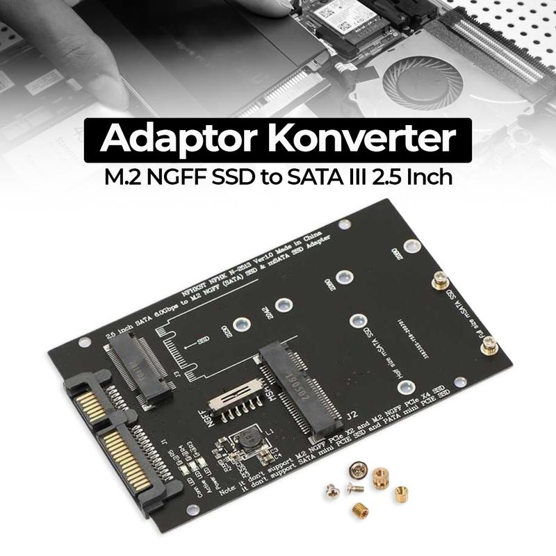 Adaptor SATA III 2.5 inch to M2 SSD Converter Laptop mSATA NGFF - Shop ...