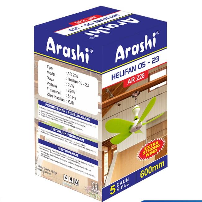 Arashi Helifan / Kipas Angin Gantung 5 Daun HF-05 23 - Shop | Tokopedia