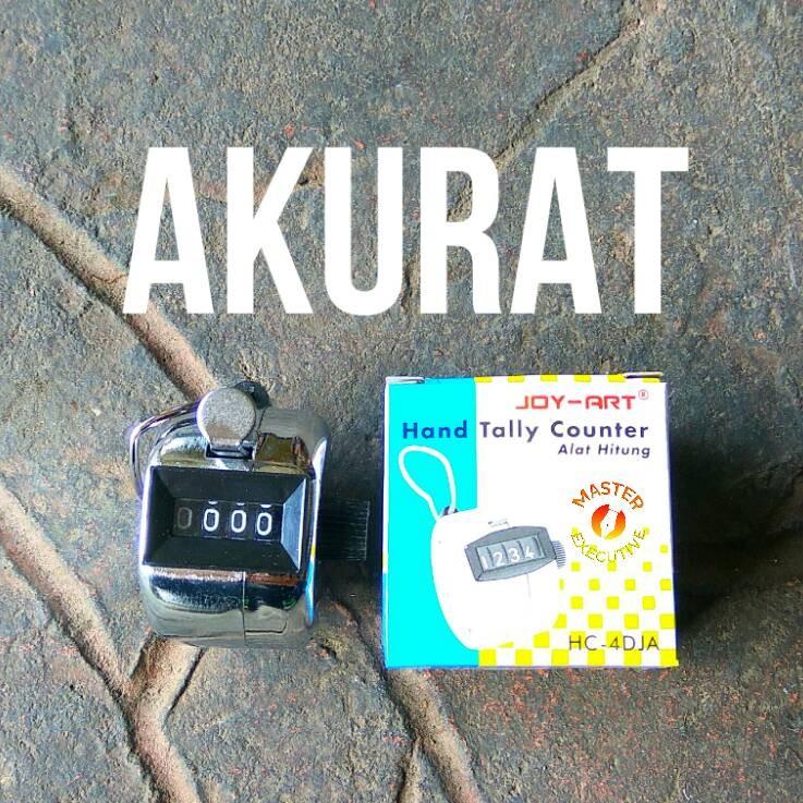 Joy-Art Hand Tally Counter Alat Tulis Hitung / HC-4DJA / Besi 4 Digit ...