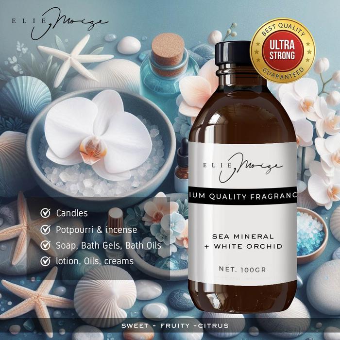 Jual Sea Mineral + White Orchid - Ultra Strong Fine Fragrance Oil for ...