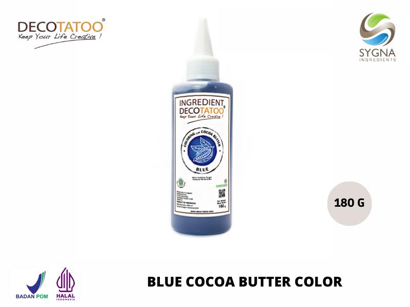 Pewarna Makanan - Cocoa Butter Color Decotatoo - Blue - Shop | Tokopedia