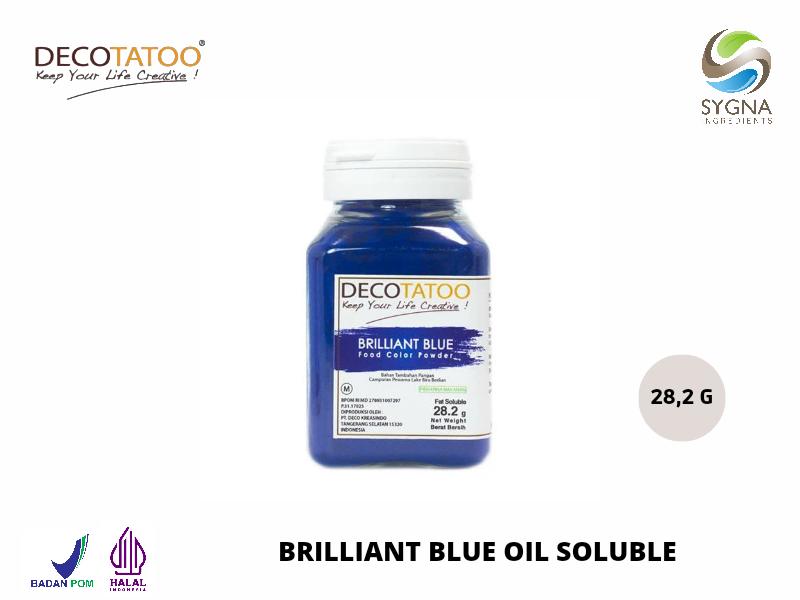 Pewarna Makanan - Oil Soluble Decotatoo - Brilliant Blue Color - Shop ...