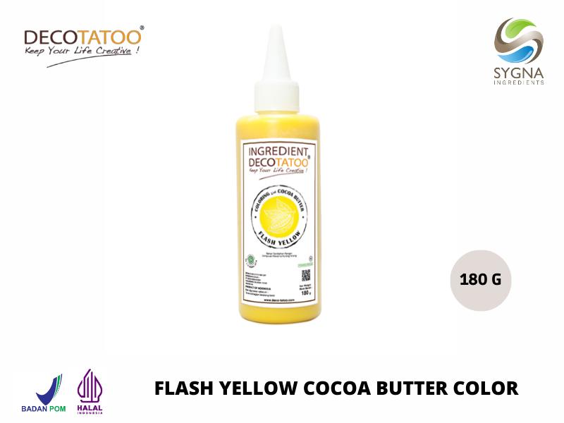 Pewarna Makanan - Cocoa Butter Color Decotatoo - Flash Yellow - Shop ...