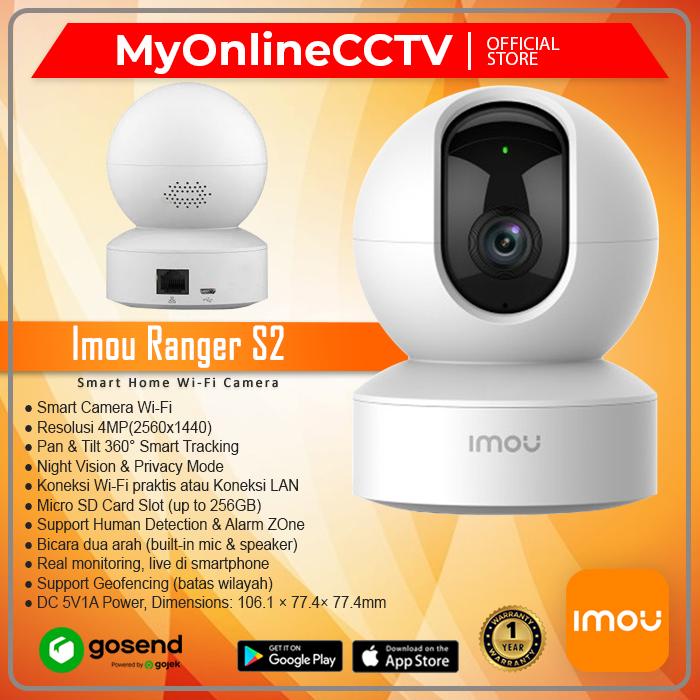 IMOU Ranger S2 4MP IPC-A43P PTZ IP Camera Wifi Indoor Two wa - Shop ...