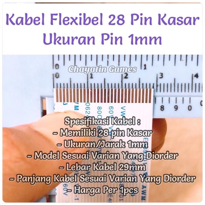 Jual Kabel Flexibel 28 Pin Kasar Model & Panjang Varian Ukuran Pin 1mm ...