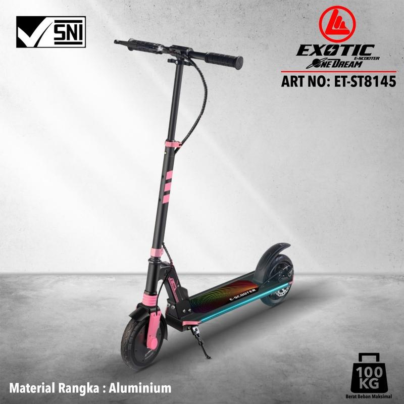 Electric Scooter Exotic ET ST-8145 skuter listrik exotic 8145 bb maks ...
