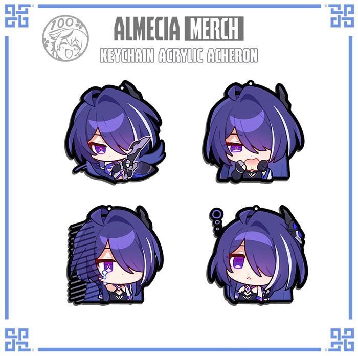 Jual Gantungan Kunci Honkai Star Rail Acheron / Keychain Acrylic HSR ...