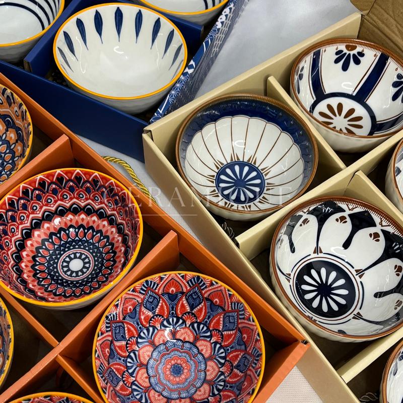 CERAMIQUE | Mangkok Keramik set isi 6 Japanese style - Mangkok - Shop ...