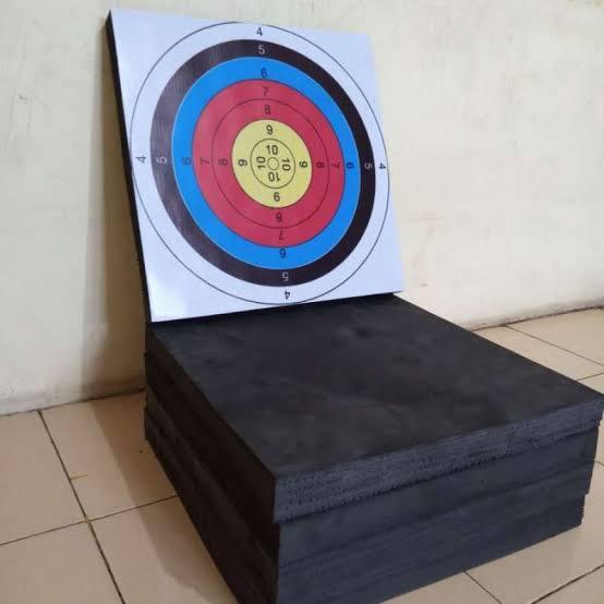 BANTALAN TARGET PANAHAN 125 X 125 X 10 CM - Shop | Tokopedia