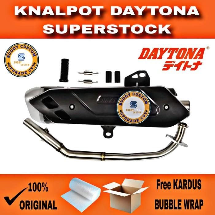 Jual Knalpot Daytona SUPERSTOCK Beat New Deluxe Scoopy New Vario 125 ...