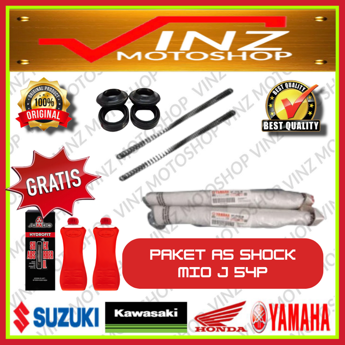 Jual PAKET AS SHOCK DEPAN MOTOR YAMAHA MIO J/MIO GT/SOUL GT/FINO FI 54P ...