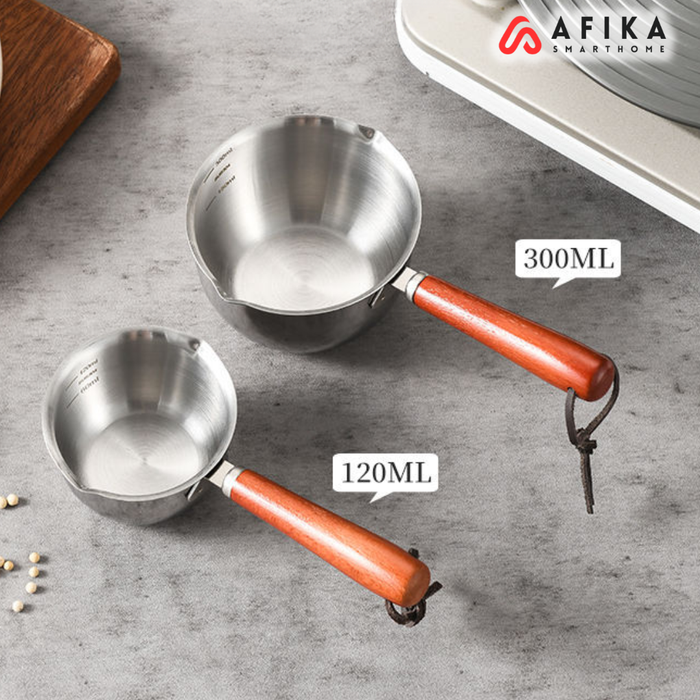 Promo Panci Susu Mini Sauce Pan Stainless Steel 304 Dual Drainage ...
