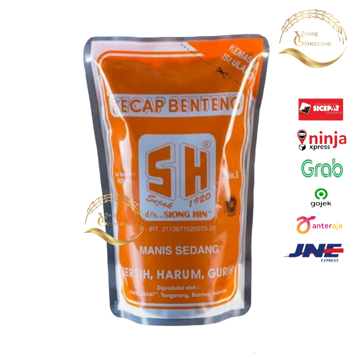 Jual Kecap Manis SH Refill 620ml - Kecap Benteng Khas Tangerang - Halal ...