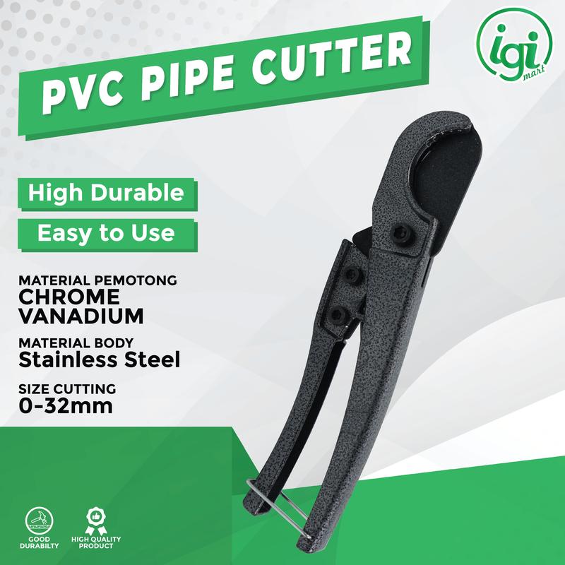 TANG GUNTING PEMOTONG PIPA PVC 32MM PPR PARALON PIPE CUTTER CUTTING ...