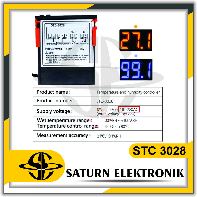 Thermostat Hygrostat Digital STC-3028 & STC-1000 - Shop | Tokopedia