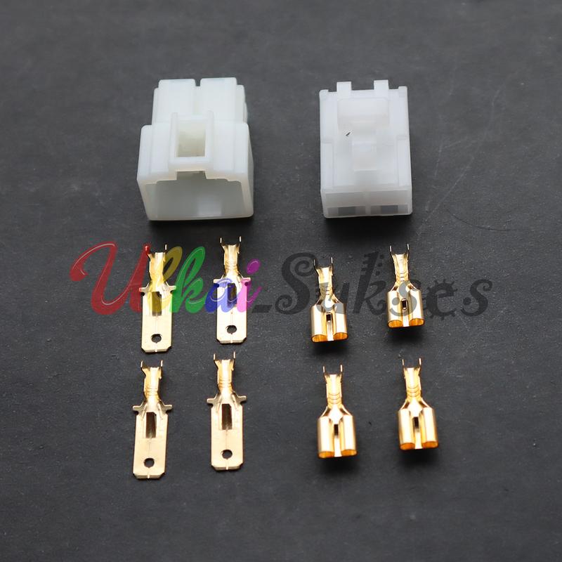 Socket Motor 4 Pin Besar / Soket Konektor Kabel 4 Pin + Skun - Shop ...