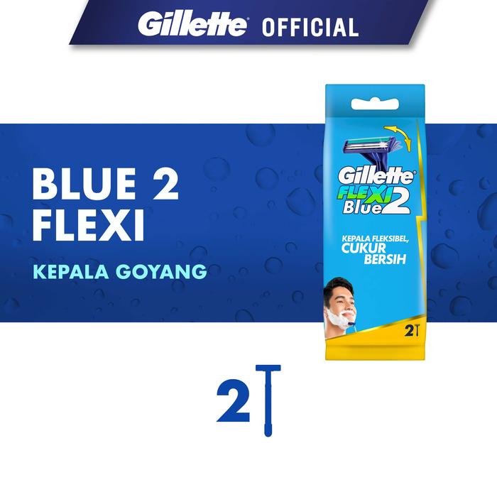 Promo Gillette Blue 2 Flex Pisau Cukur Refill Pencukur isi 2 - Jakarta ...