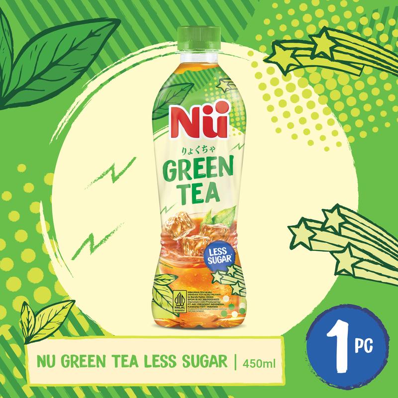 NU Green Tea Less Sugar PET 450 ml - Shop | Tokopedia