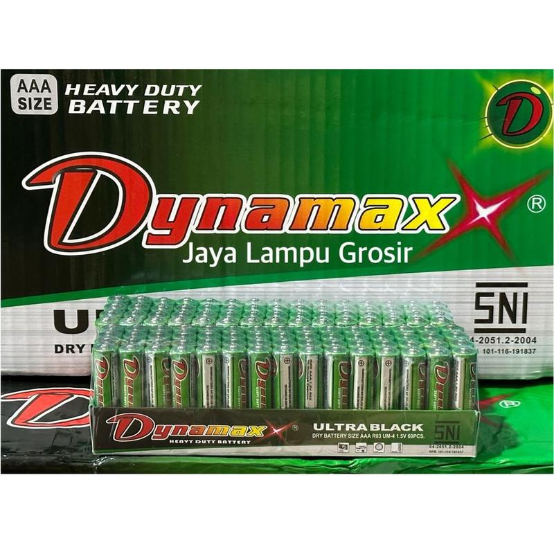 Dynamaxx hijau Baterai AAA satuan / batre aaa A3 batrai 1.5Volt Baterry ...