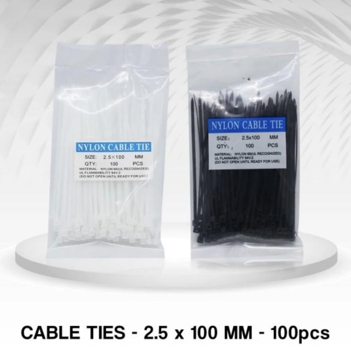 Jual kabel ties 2,5 x 100 cabel ties/tali ties - Putih - Jakarta Barat ...