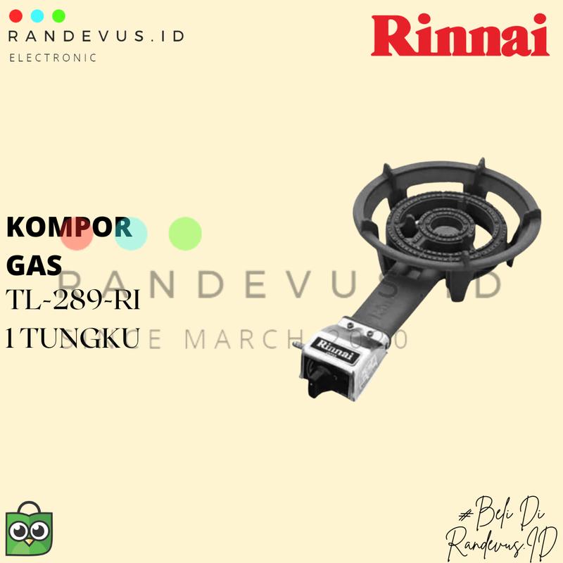 RINAI Kompor Gas Mawar 1 Tungku Seri Komersil Turbo - TL-289-RI - Shop ...