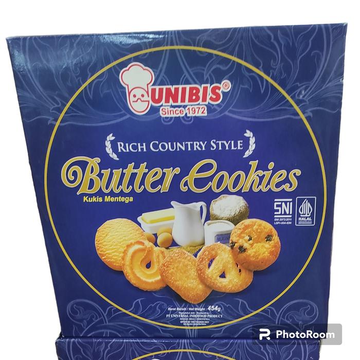 Jual Unibis butter cookies kukis mentega kaleng 454gr cemilan roti ...