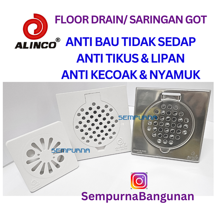 Jual Floor drain strainer besar plastik anti kecoa Alinco avur afur ...